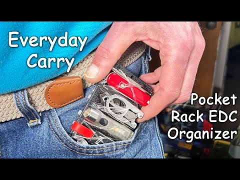 Pocket Rack EDC Tool Organizer by Earthling_EDC - Thingiverse
