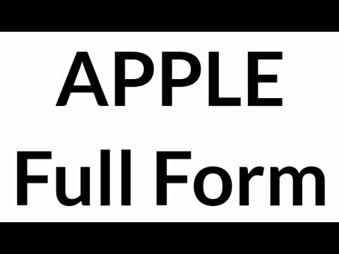 APPLE Full Form || APPLE || Full Form || APPLE Meaning