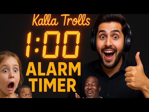 1 Minute Alarm Timer ⏰ | Super Funny Troll Reaction 😂 | Kalla Trolls