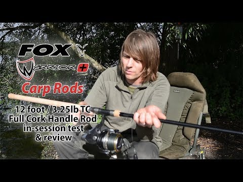 Fox Warrior Plus Carp Rods with Full Cork Handle - Fishing Tackle Review