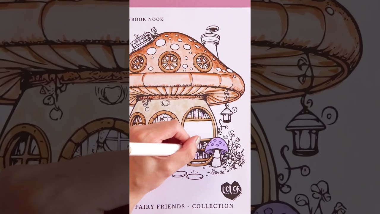 DIY - FAIRY CRAFT! PAPER CRAFT PRINTABLE! Color Cut Play!  #adorablecrafts #printable #coloringbook