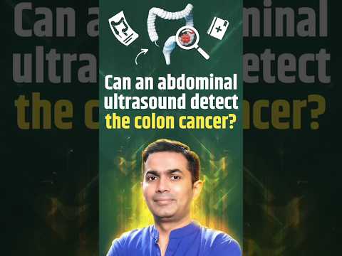 Can an abdominal ultrasound detect the colon cancer?