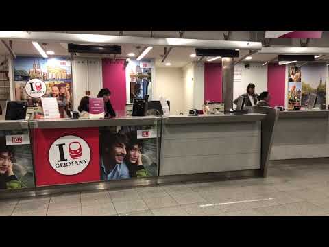Ticket desk at Brussels Midi International Train Station