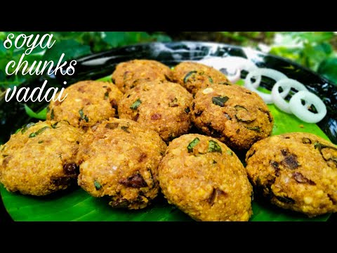 soya chunks vadai|meal maker vadai|soya chunks recipe|meal maker vadai recipe|soya vadai|soya chunks