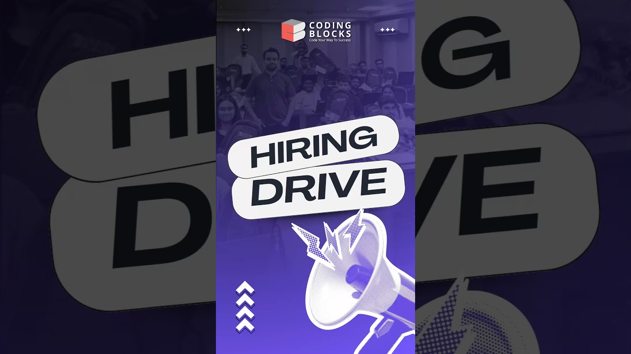 Talent meets Opportunity | Hiring Drive at Coding Blocks! #code #codingblocks