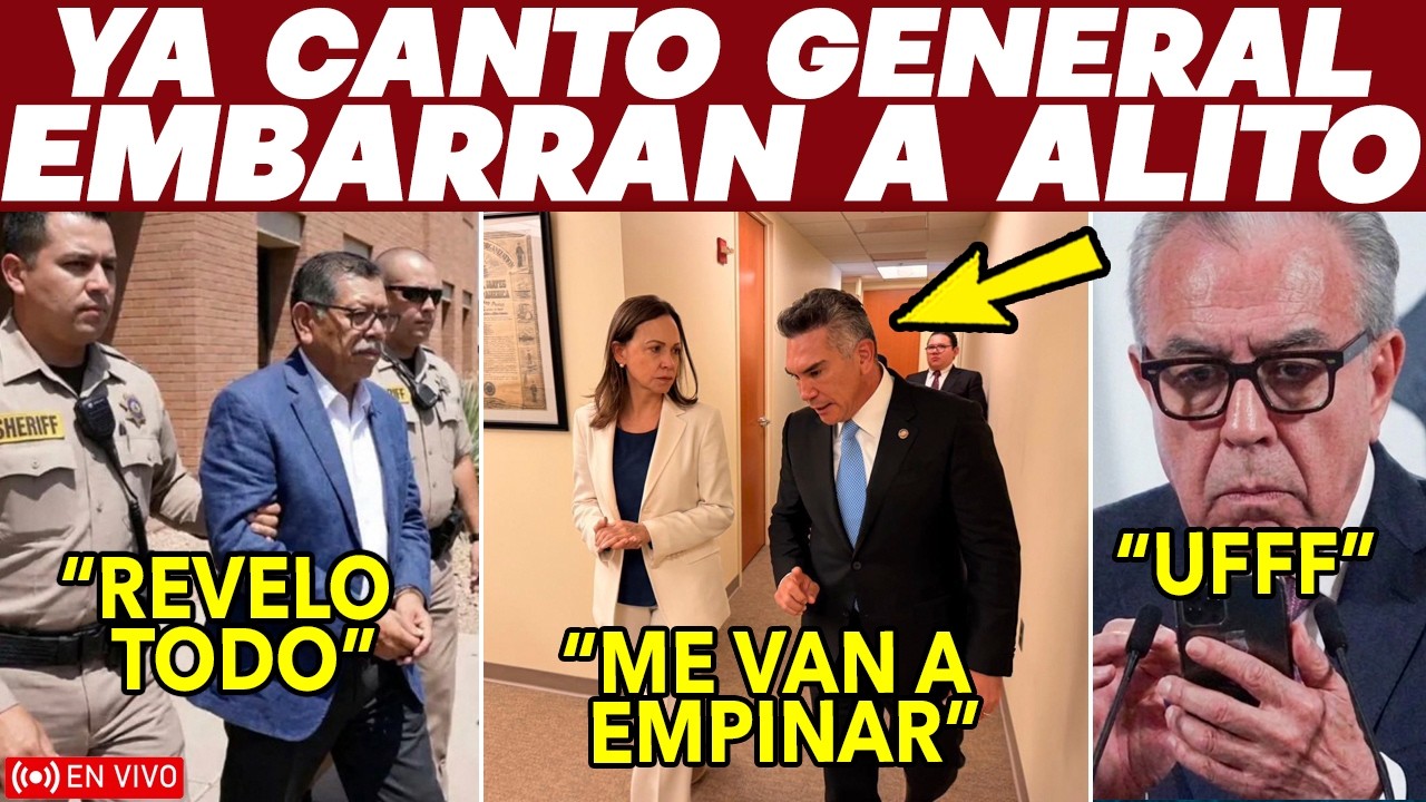 GENERAL SUELTA LA SOPA! EMBARRAN A ALITO. PRI Y PAN EN SHOCK. SE LES VOLTEA TODO...
