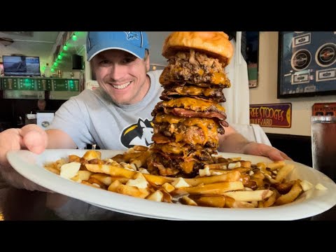 CAN I FINISH LONDON'S BIGGEST BURGER CHALLENGE? | MAN V FOOD