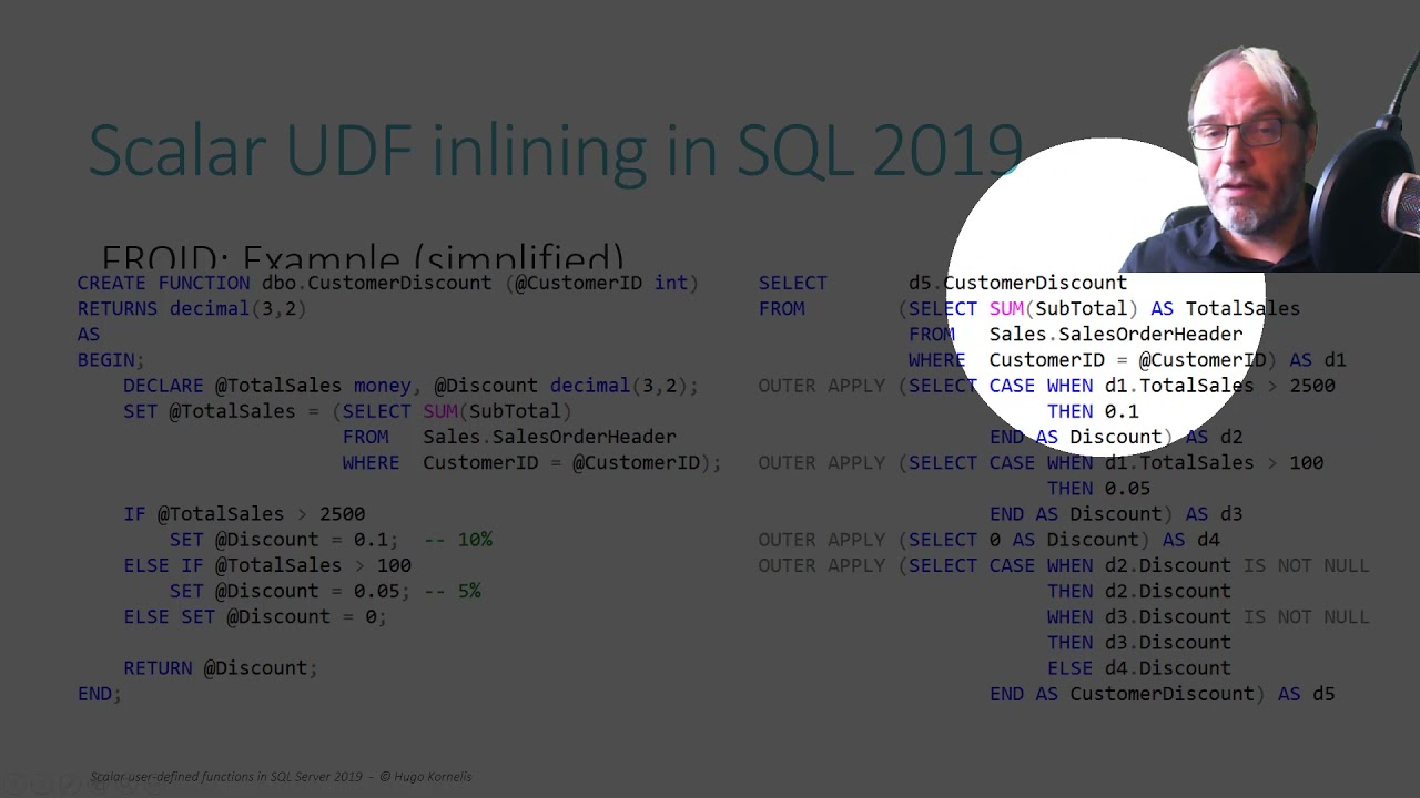 Fast Focus: Scalar User-defined Functions in SQL Server 2019