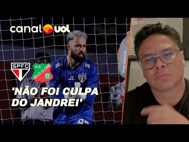SPFC: Jandrei é rotulado, mas empate não foi culpa dele, diz Renan