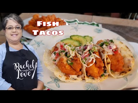 FISH TACOS | Best Seasoned Batter | Delicious Pico De Gallo/Slaw ❤