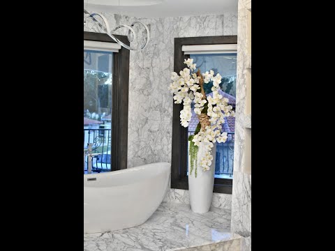 How to make a Large Silk Flower Arrangement | Orchids