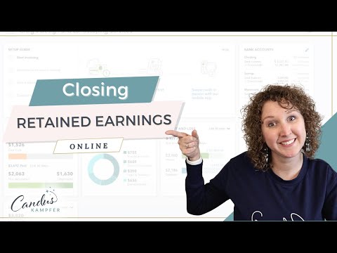 Closing Equity into Retained Earnings in QuickBooks Online