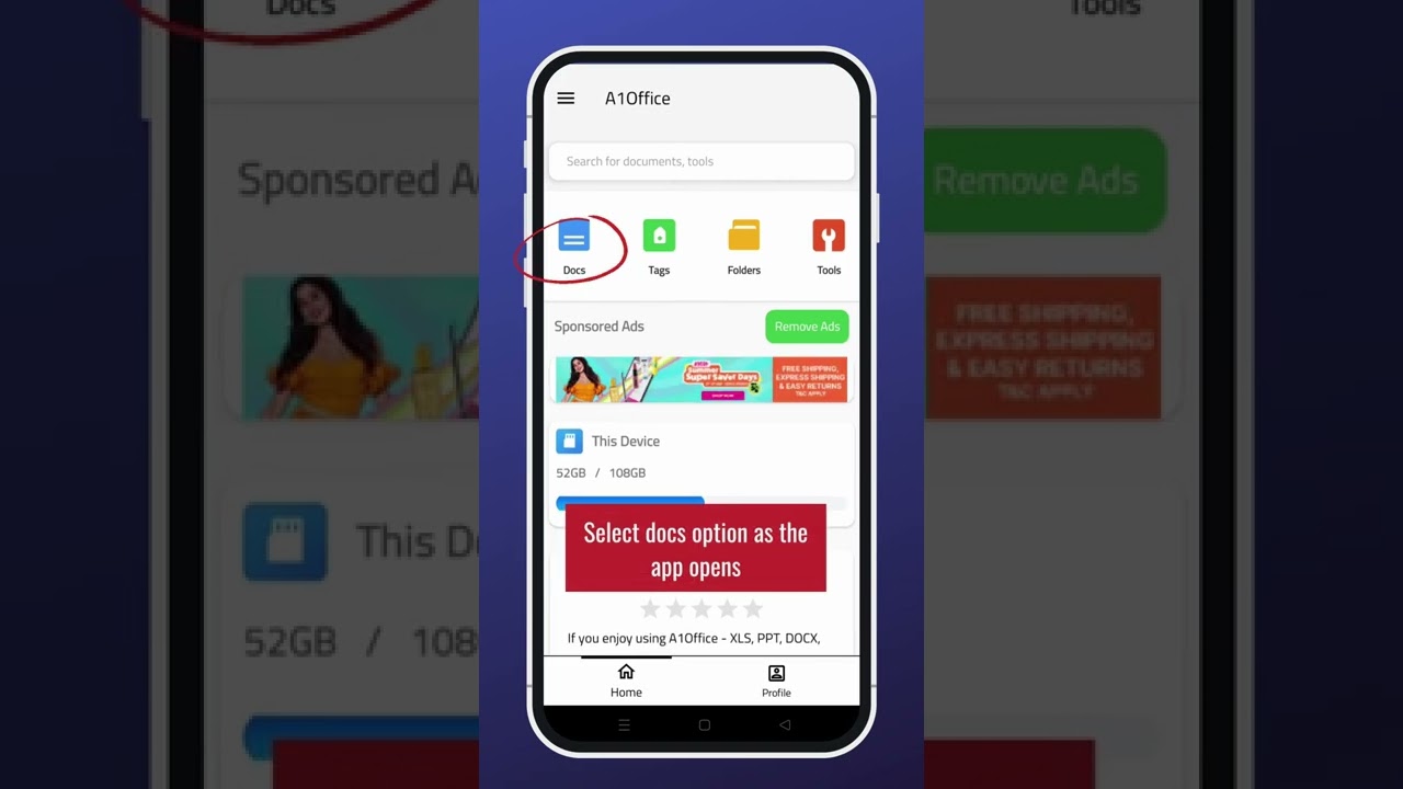 How to view docx file on android