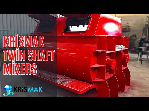 Twin Shaft mixerler - KRİSMAK