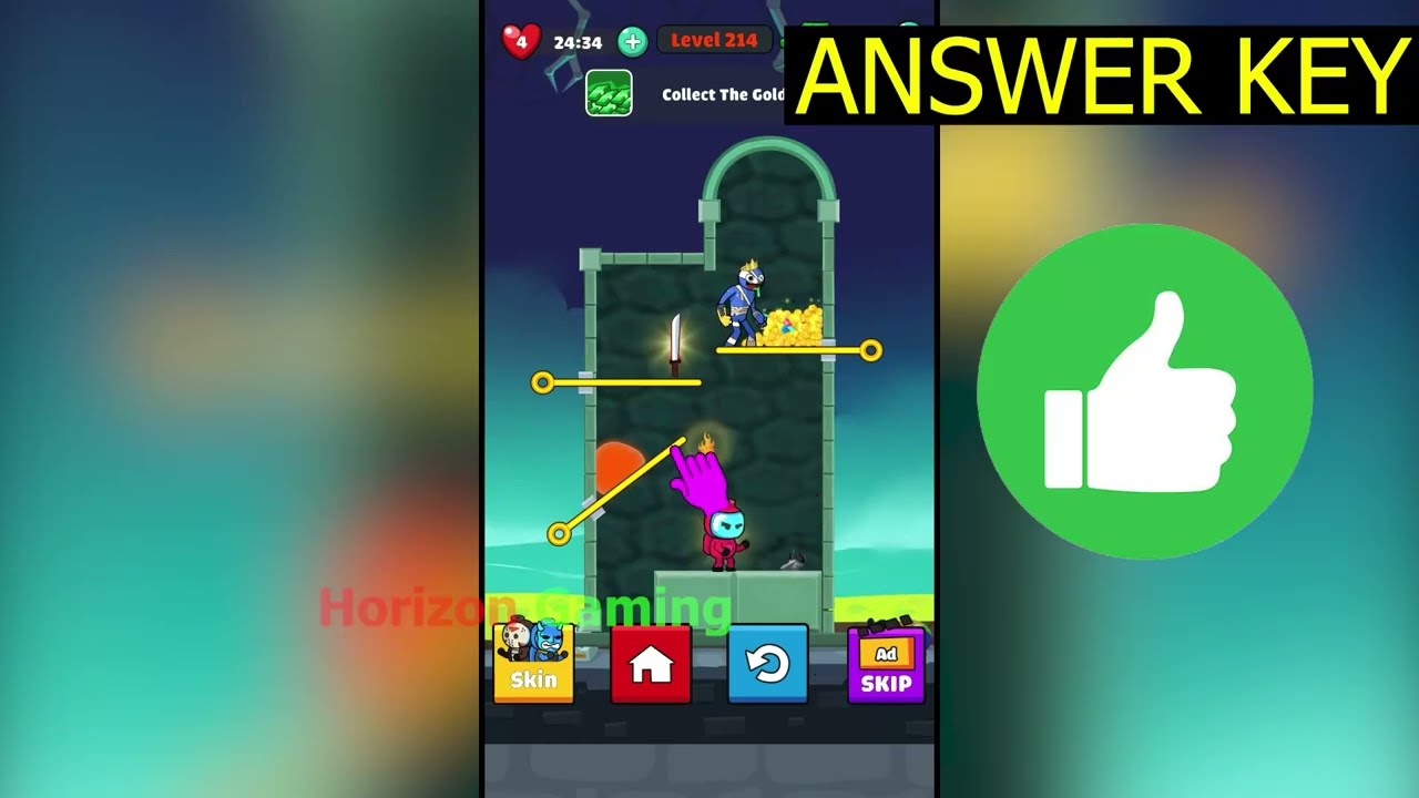 Rainbow Friends Pull The Pin LEVEL 214 Answer