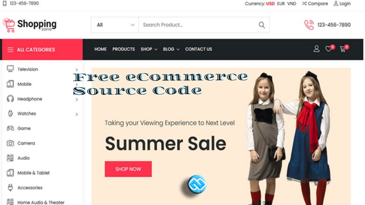 Complete Laravel Ecommerce System in PHP MySQL | Free Source Code Download