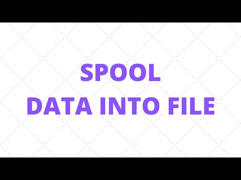 Spooling