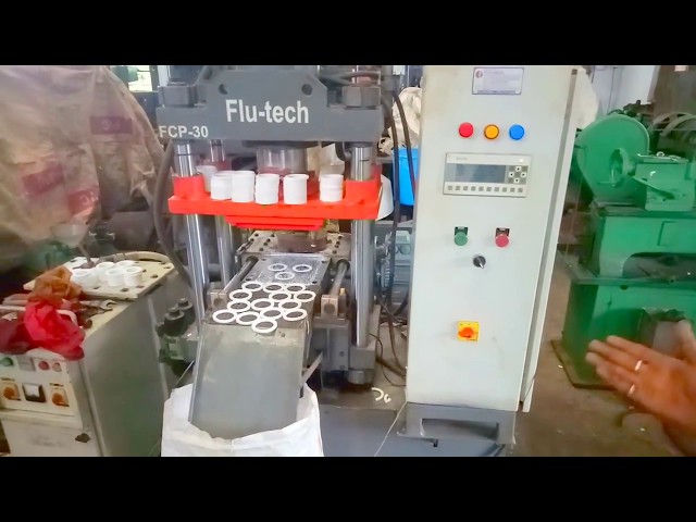 Hydraulic Compression Moulding Machine - Tripple station Hydraulic ...