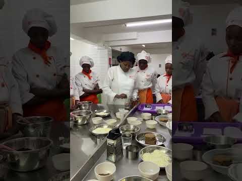 Decadent Desserts in the Making #culinaryarts #frontlearninstitute #chocolatemousse #shorts #viral