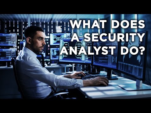 What Does a Security Analyst Do?