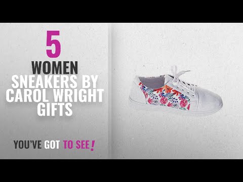 Featured Carol Wright Gifts Women Sneakers [2018]: Carol Wright Gifts Floral Canvas Sneaker, Color