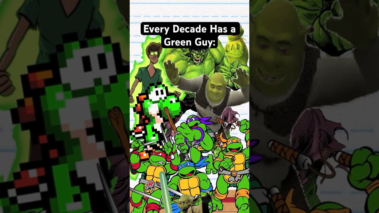 Every Decade has a Green Guy! #green