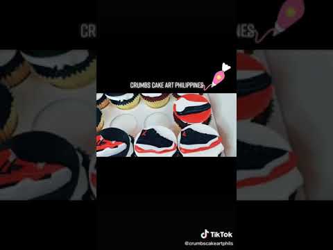 Jordan shoes cupcakes