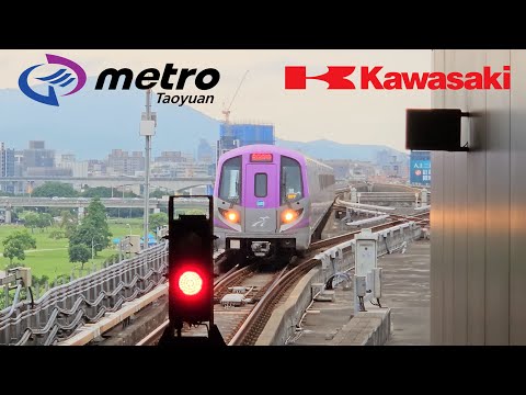 Taoyuan Airport MRT Express Train (Taoyuan Metro 2000 Series) Operating Videos