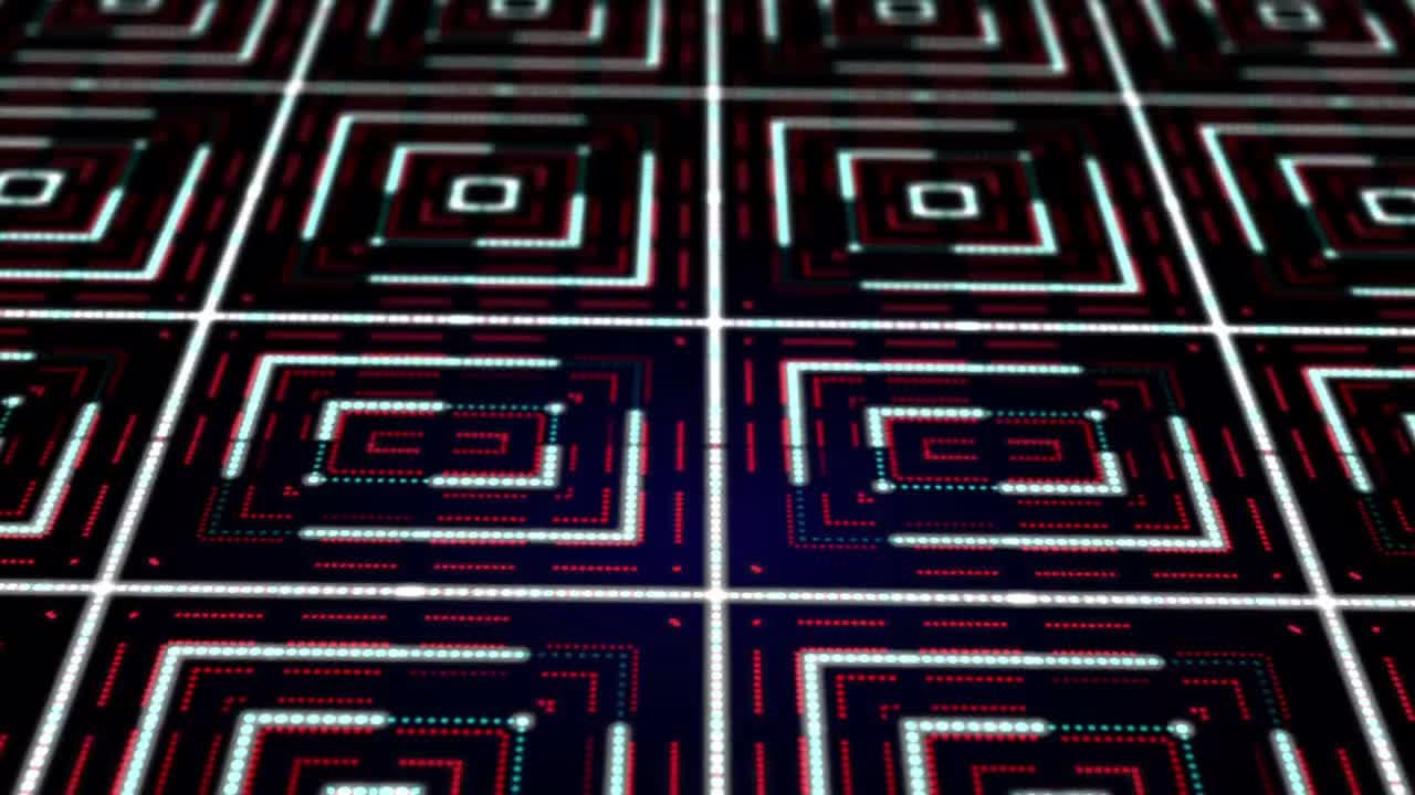 Light Particles In Geometric Patterns Stock Motion Graphics