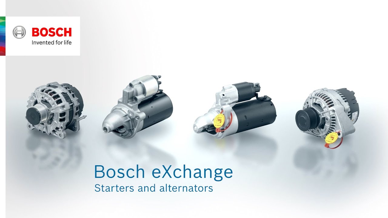 Bosch eXchange Starters and Alternators