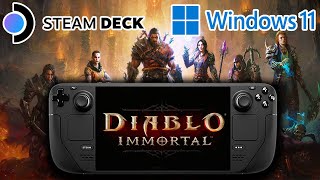 Diablo Immortal Steam Deck | Windows 11 | All Settings | 40Hz [Read Description]