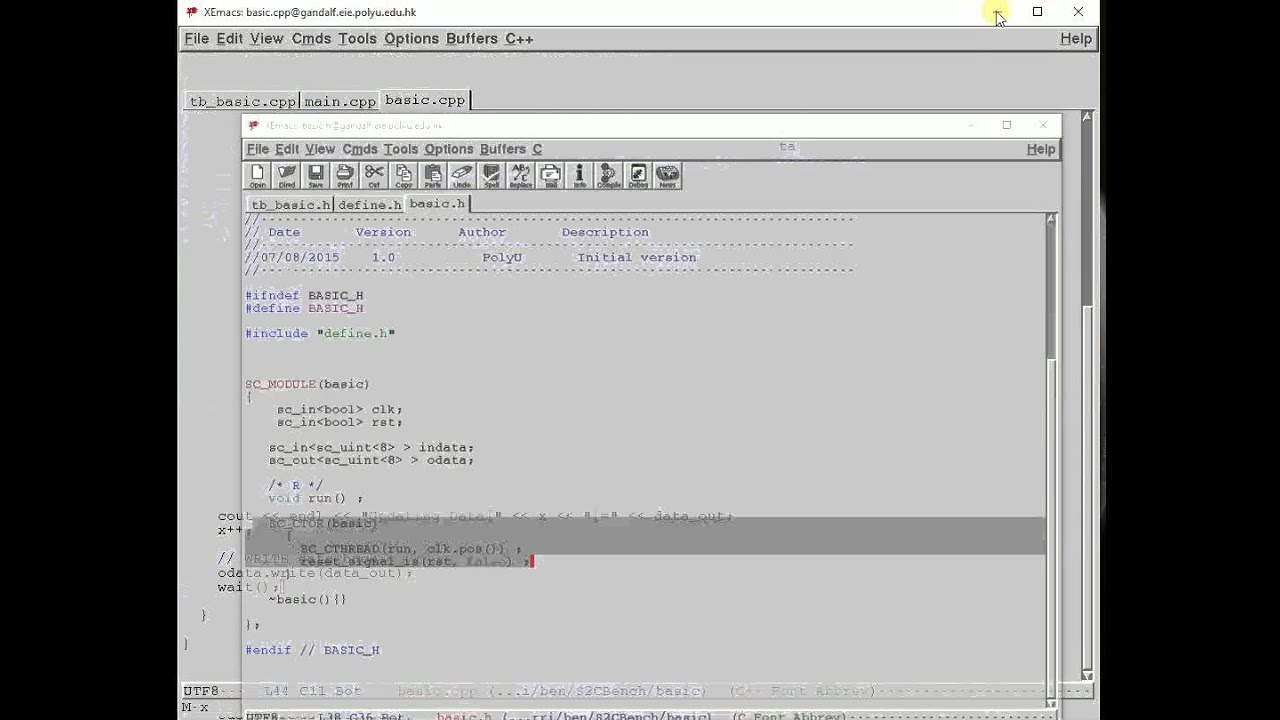 SystemC concurrency modelling