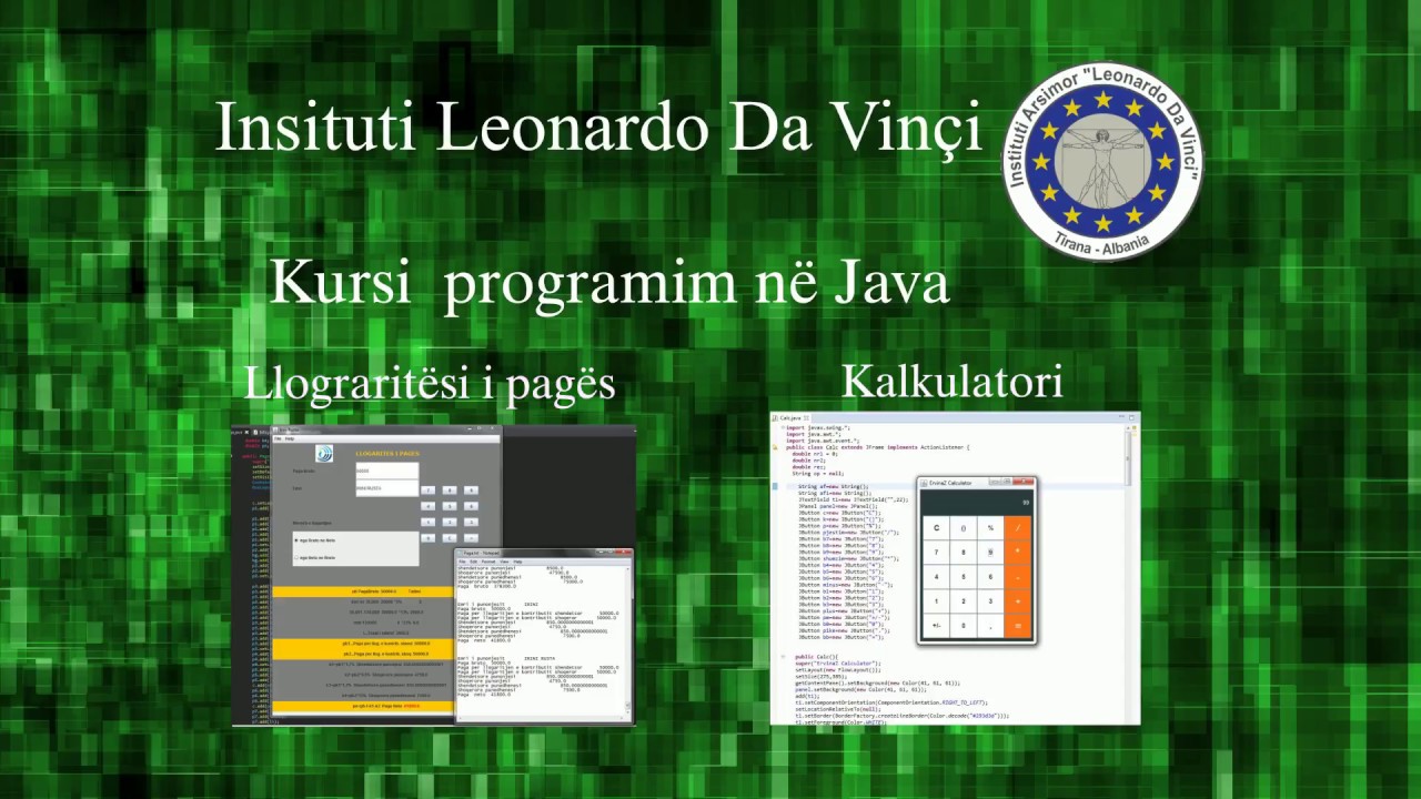 Kursi Programim në JAVA