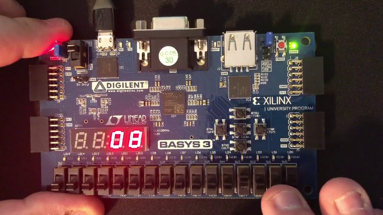 2 Digit 7 Segment Decoder for Lab 2 for ECE 274A
