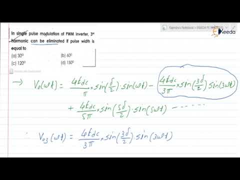 Mastering Pulse Width Modulation Technique : GATE Power Electronics Numerical 1 Video Lecture ...