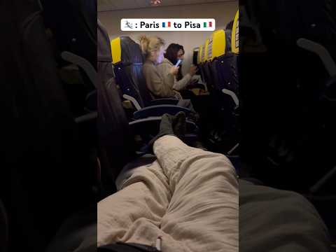 Journey From Paris Beauvis 🇫🇷To Pisa Italy 🇮🇹