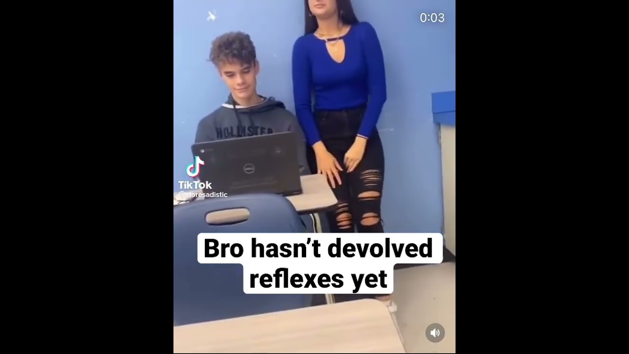 Bro hasn’t devolved reflexes yet