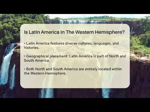 Is Latin America In The Western Hemisphere? - South America Travel Pros