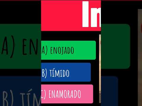 How do you say IN LOVE in Spanish #shorts #spanish #quiz #quiztime #quiztest #spanishvocabulary