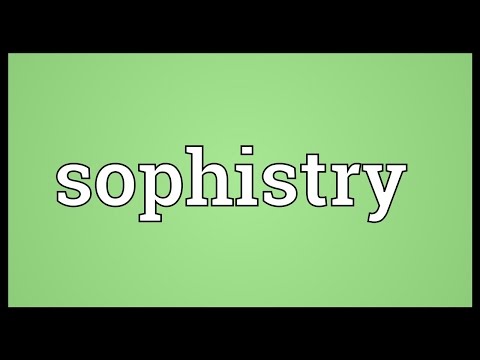 Sophistry Meaning