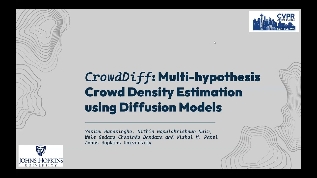 CrowdDiff: Multi-hypothesis Crowd Density Estimation using Diffusion Models