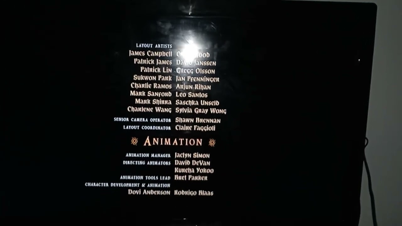 BRAVE (2012) END CREDITS