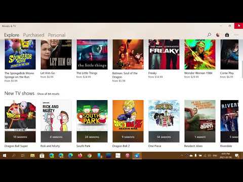 Windows 10 apps no one uses Groove music and Movies and TV apps