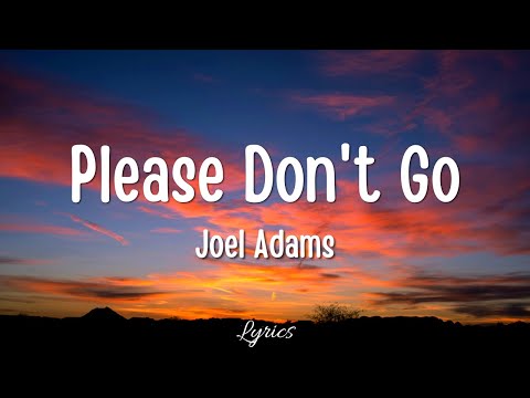 Please Don't Go - Joel Adams (Lyrics) Full HD 🎵