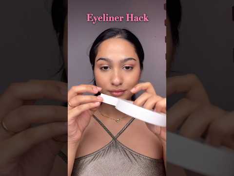 Eyeliner Hack With Tape #shortsfeed #ashortaday #hack