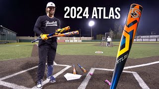 2024 Louisville Slugger Atlas BBCOR Baseball Bat (WBL2845010) | JustBats.com