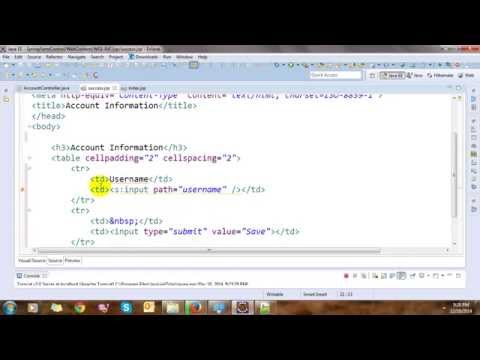 Spring MVC Form Tags