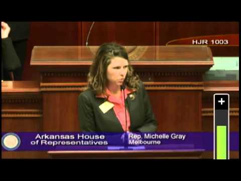 Rep. Michelle Gray of Arkansas explains why she changed her vote to YES ...