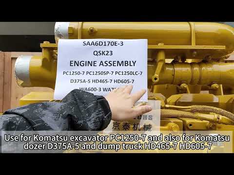 SAA6D170E-3 QSK23 PC1250-7 PC1250SP-7 PC1250LC-7D375A-5 HD465-7 HD605 7WA600-3 WA700-3