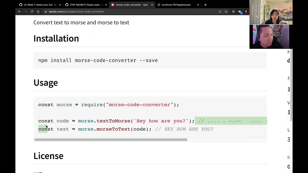 [TOP SECRET] Morse Code Converter [Intro to Serverless 1.8]